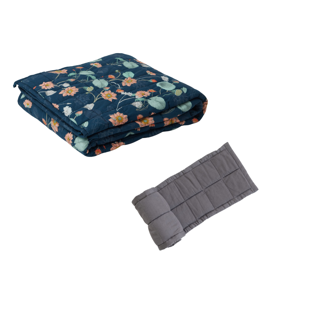 Adult Cotton Weighted Blankets + Shoulder Wrap – The Sleep Chapter